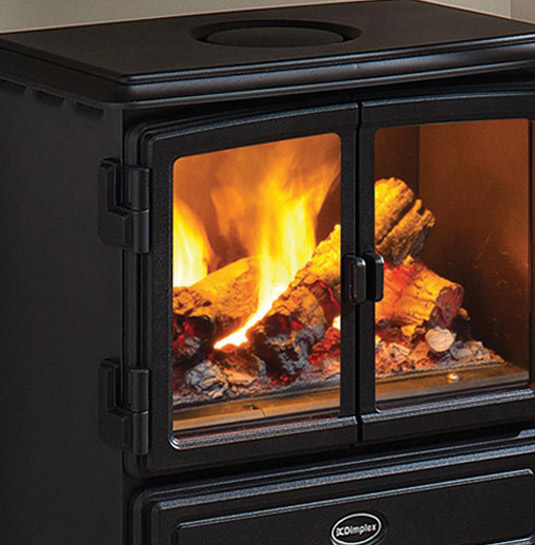 Dimplex Oakhurst Black Optimyst Electric Stove