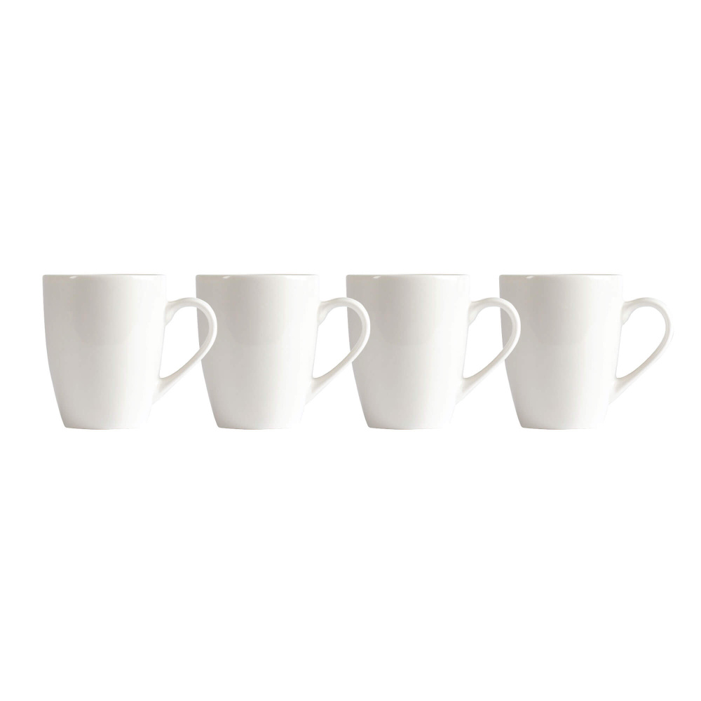 Islington White Set Of 4 Bullet Mugs | Housing Units