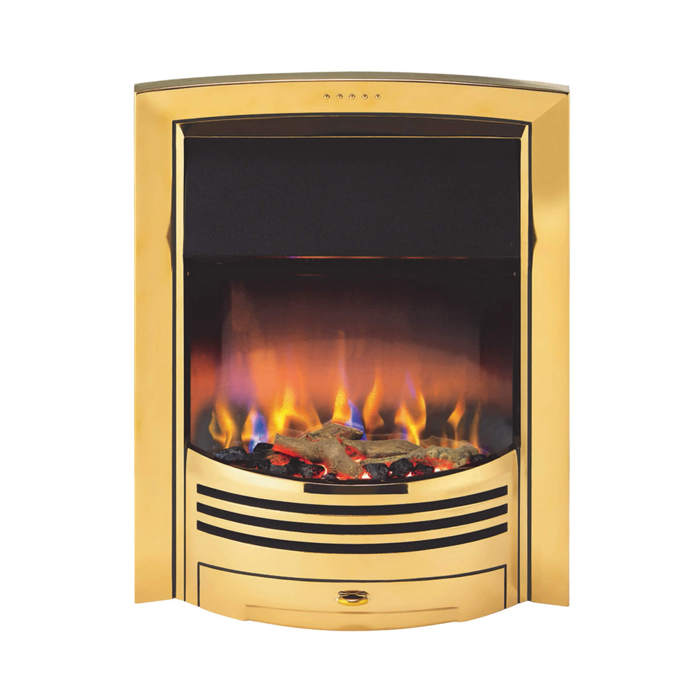 Dimplex Glencoe Brass Optiflame 3D Inset Fire | Housing Units