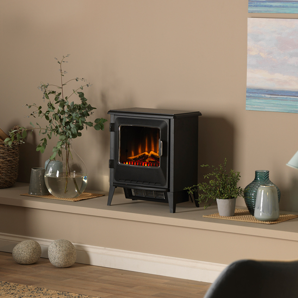 Dimplex Lucia Black Optiflame Electric Stove | Housing Units