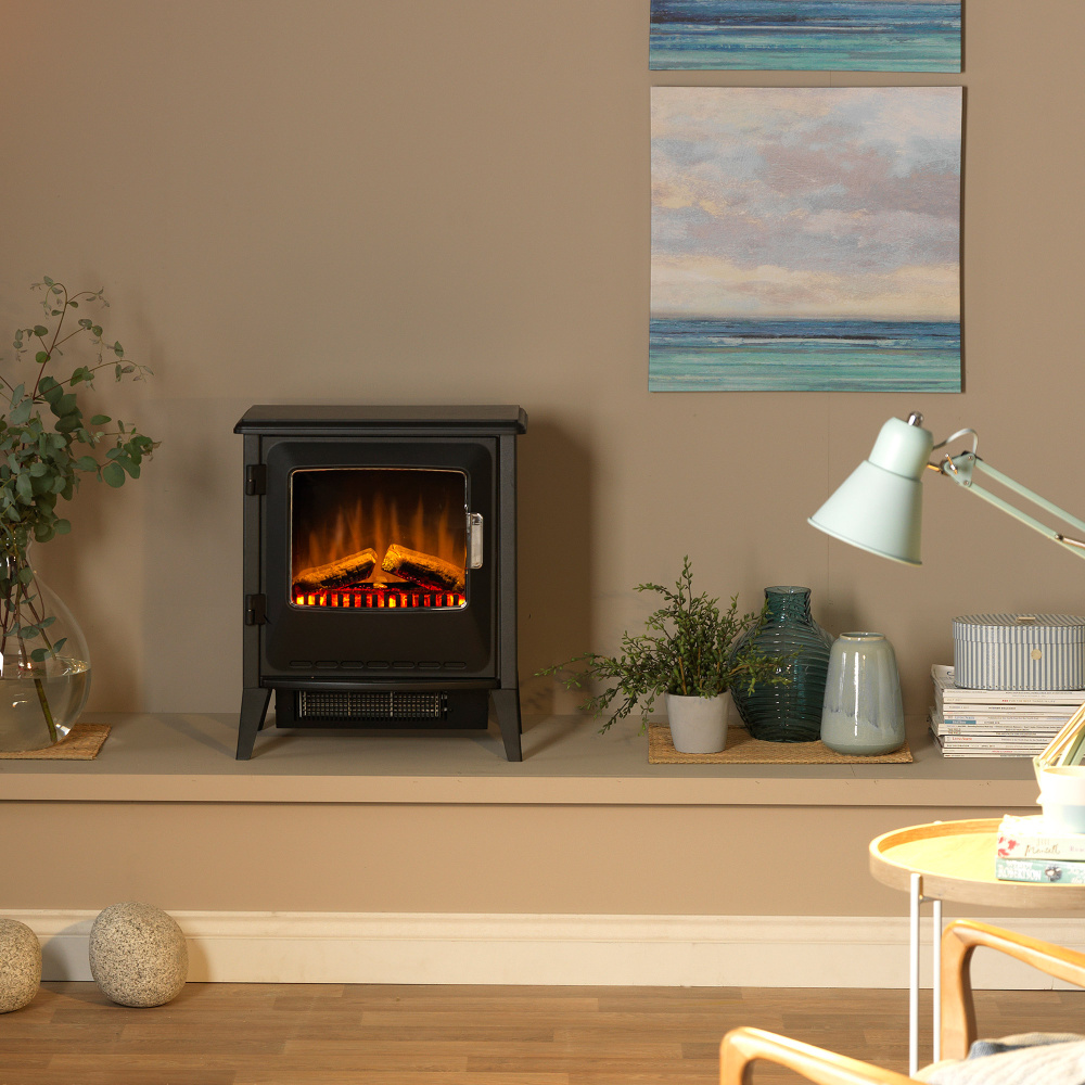 Dimplex Lucia Black Optiflame Electric Stove | Housing Units