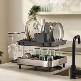 Joseph Joseph Excel Stainless Steel 2 Tier Dish Rack
