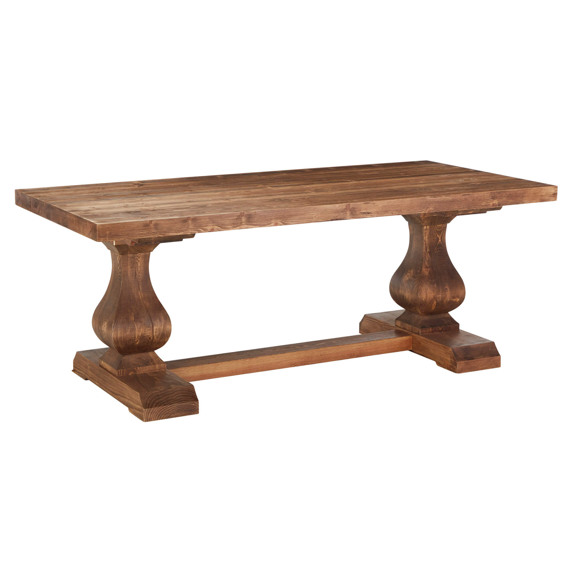 Burnsall Reclaimed Wood 200cm Dining Table & 6 Lafayette Beige Velvet Chairs