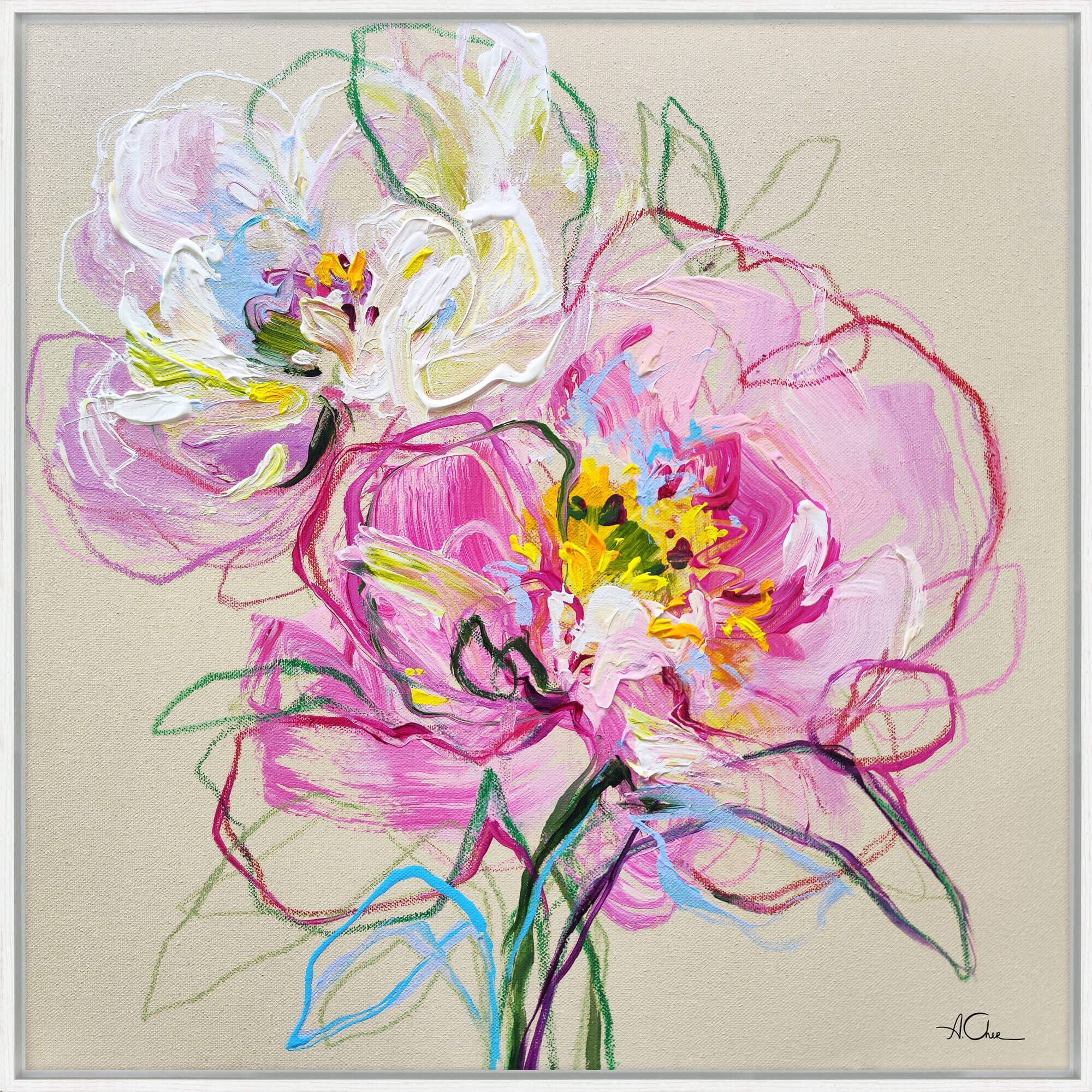 Elegant Flourish Canvas