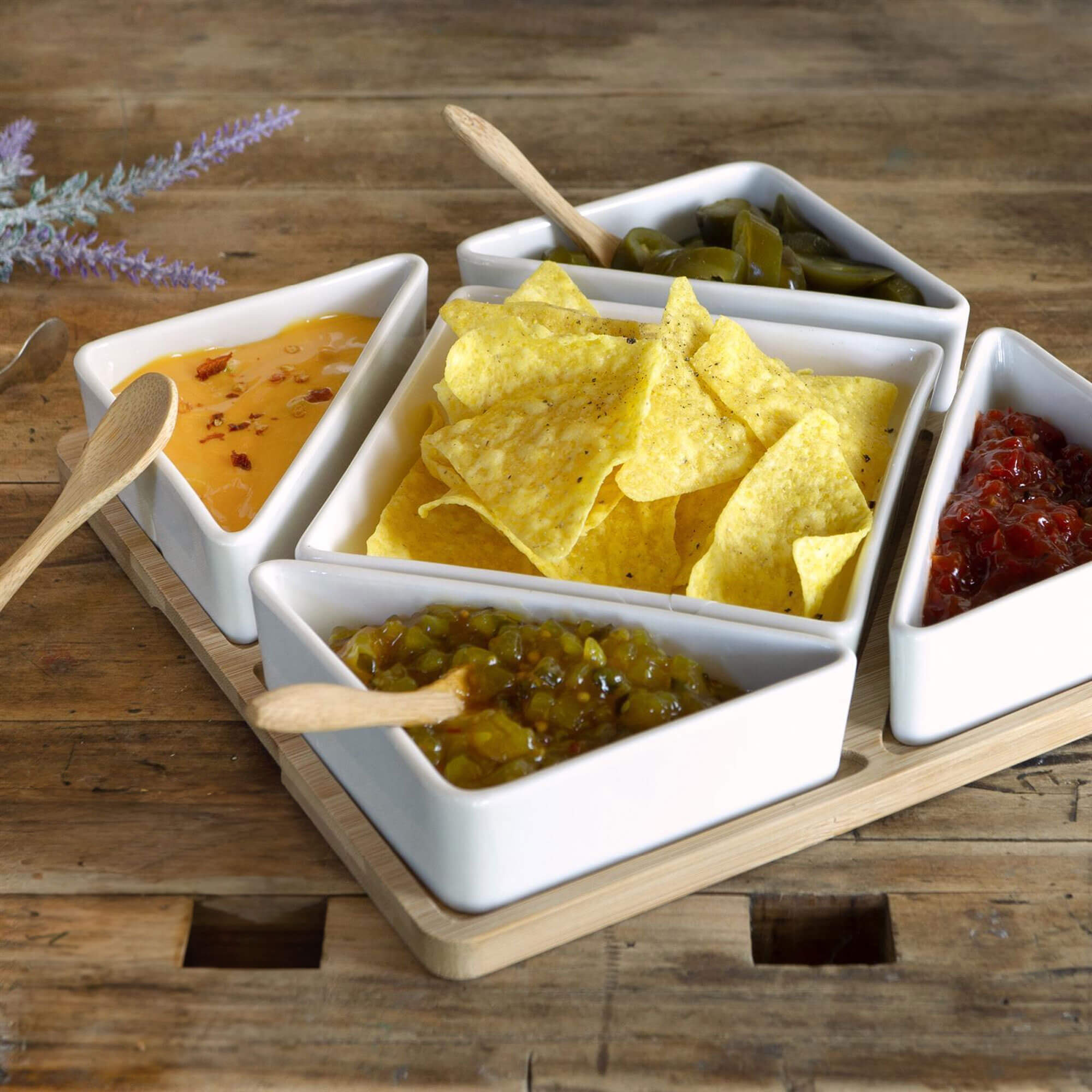 Moritz & Moritz White 11 Piece Tapas Serving Platter Set