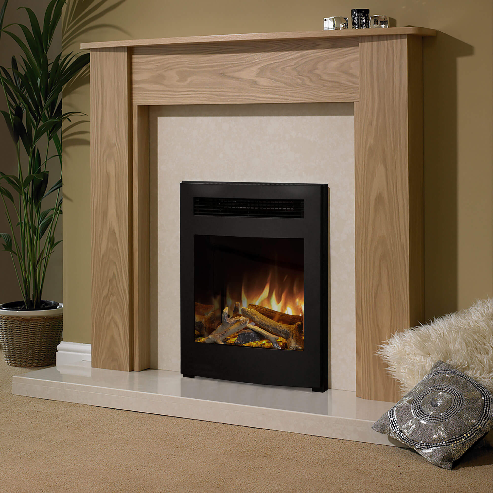 Evonic Fires C2 Detroit Black Edition Electric Fire