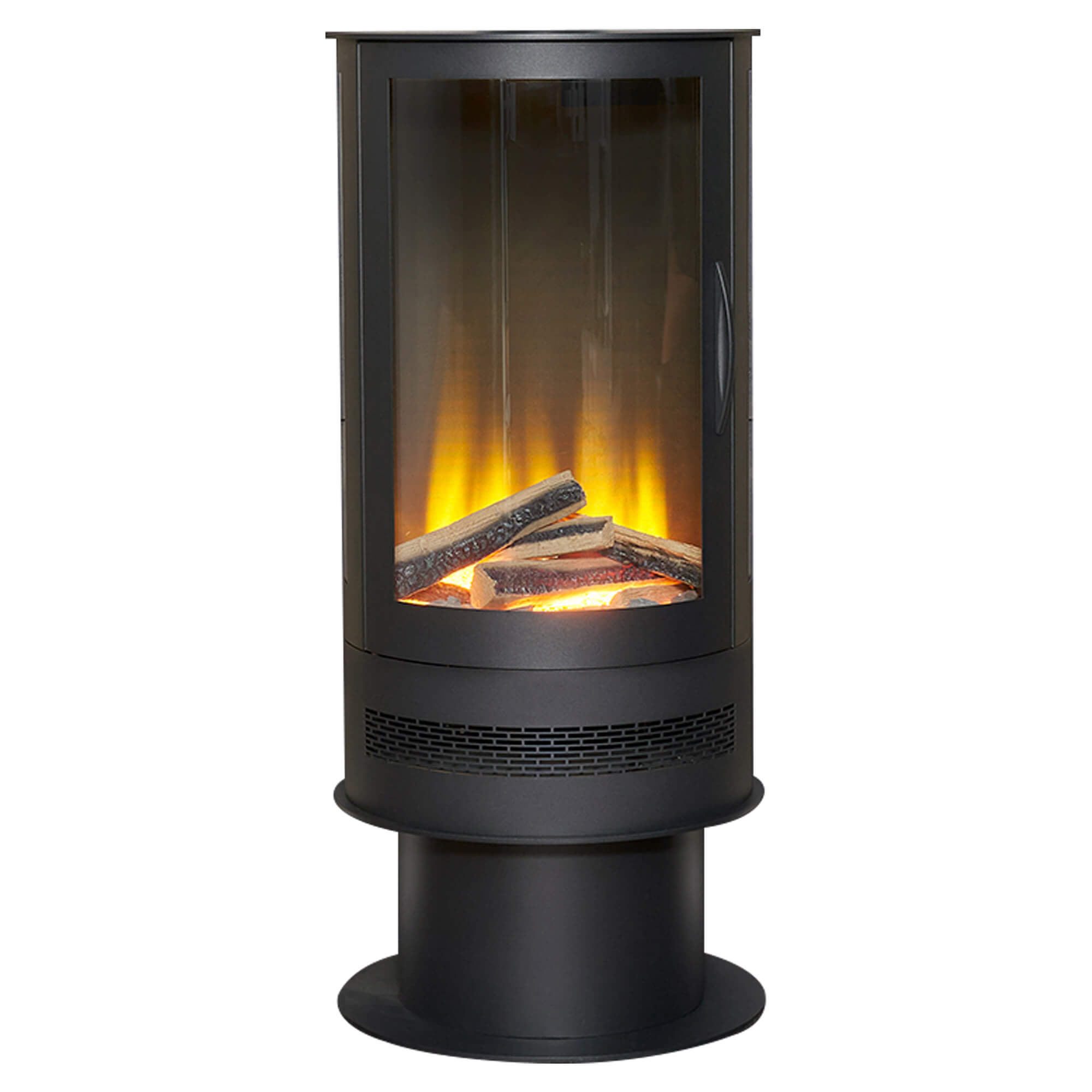 Bloomsville Grey Circular Electric Stove