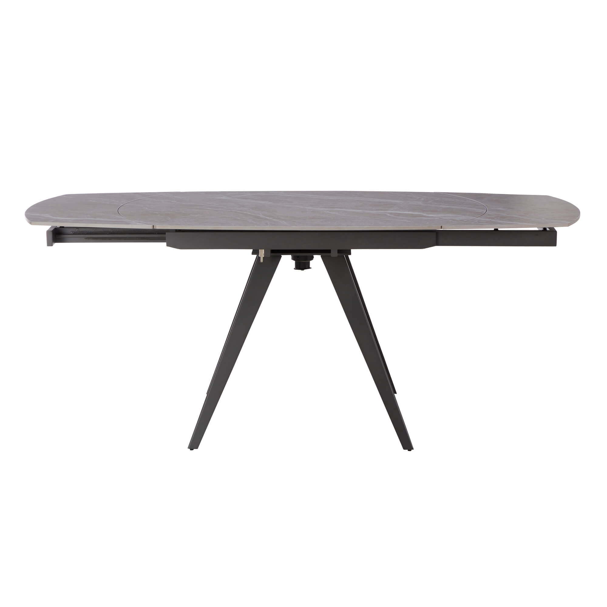 Allegri Extending Dining Table Sintered Stone Top & Grey Leg