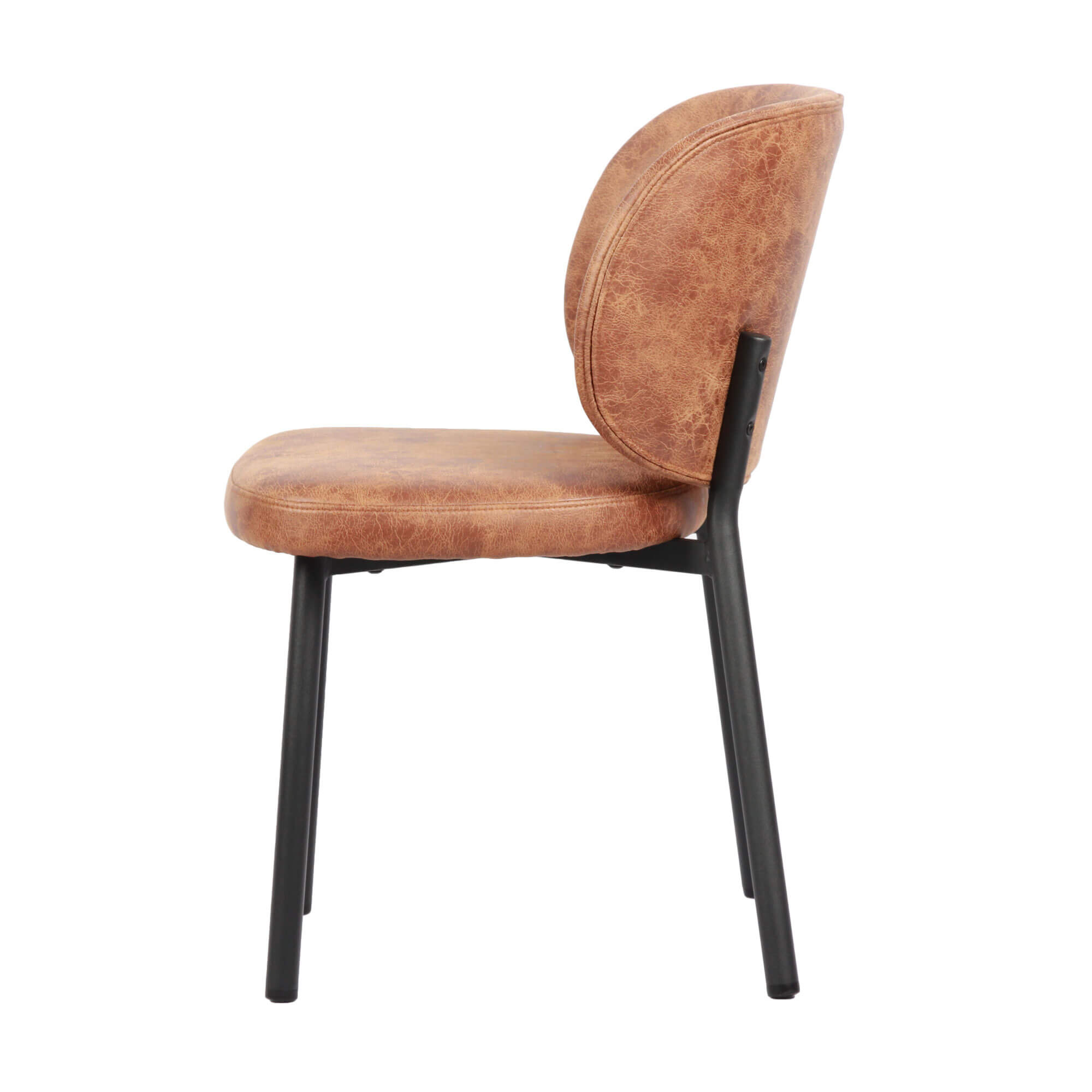 Malmo Reclaimed Timber 180cm Dining Table & 6 Sofia Faux Leather Dining ...