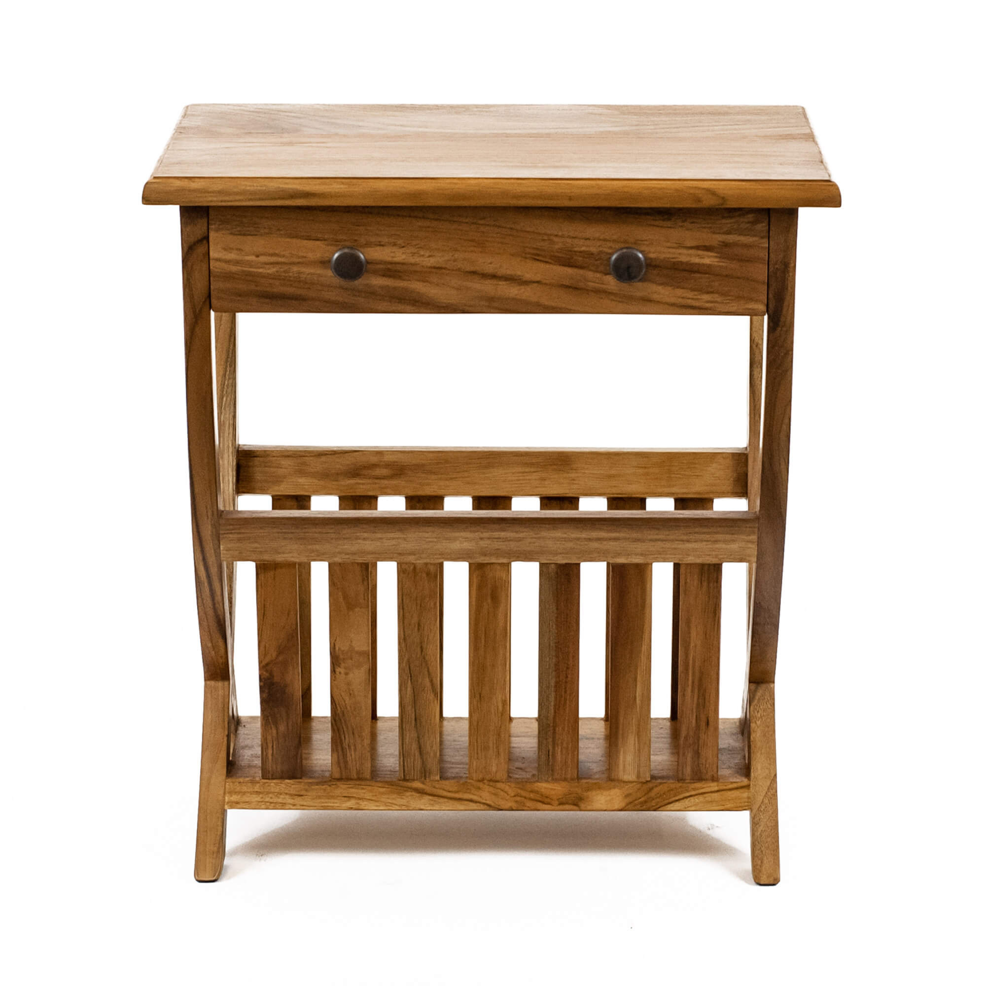 Claudios Teak Wood Magazine Table