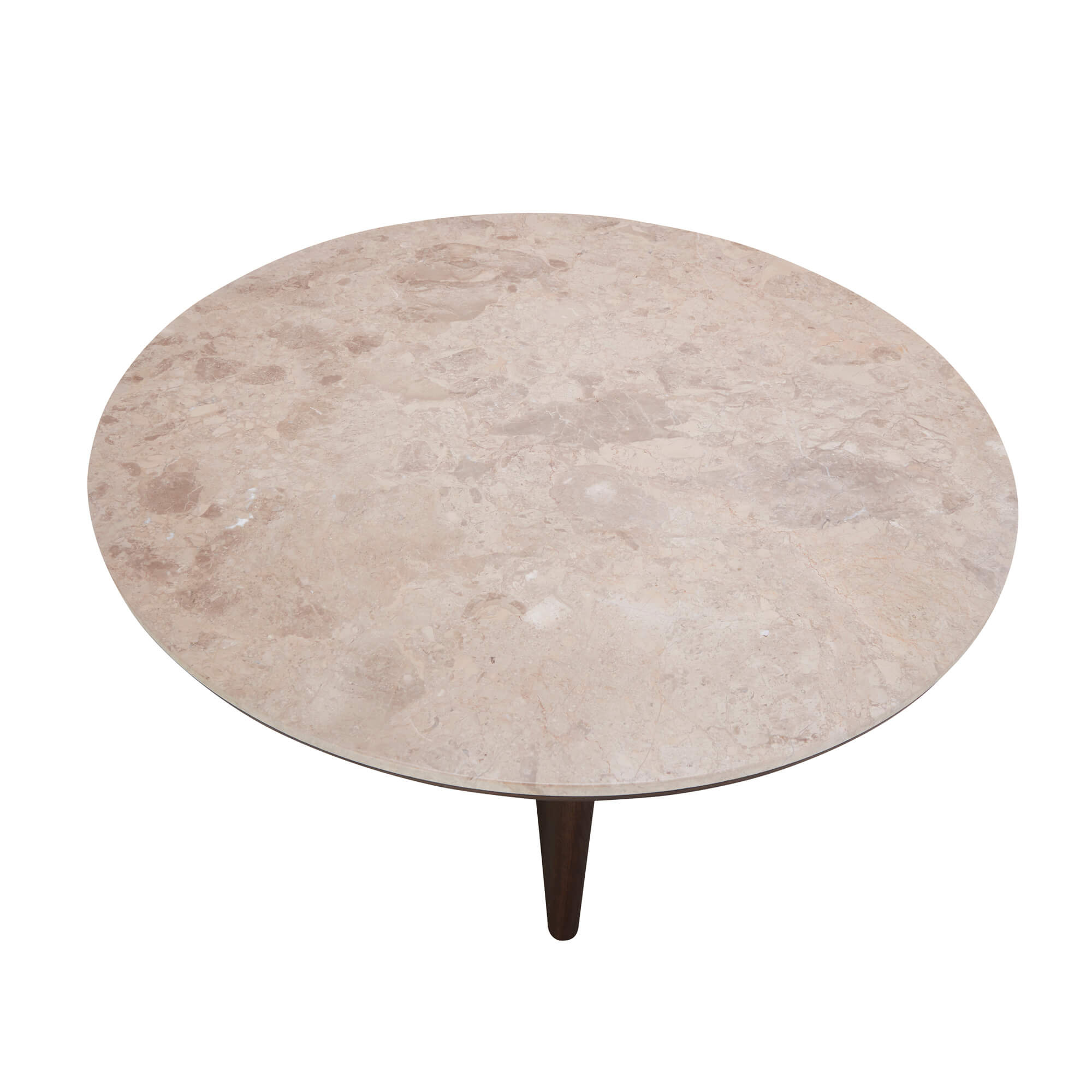 Rosetta 120cm Espresso Oil and Bursa Marble Dining Table