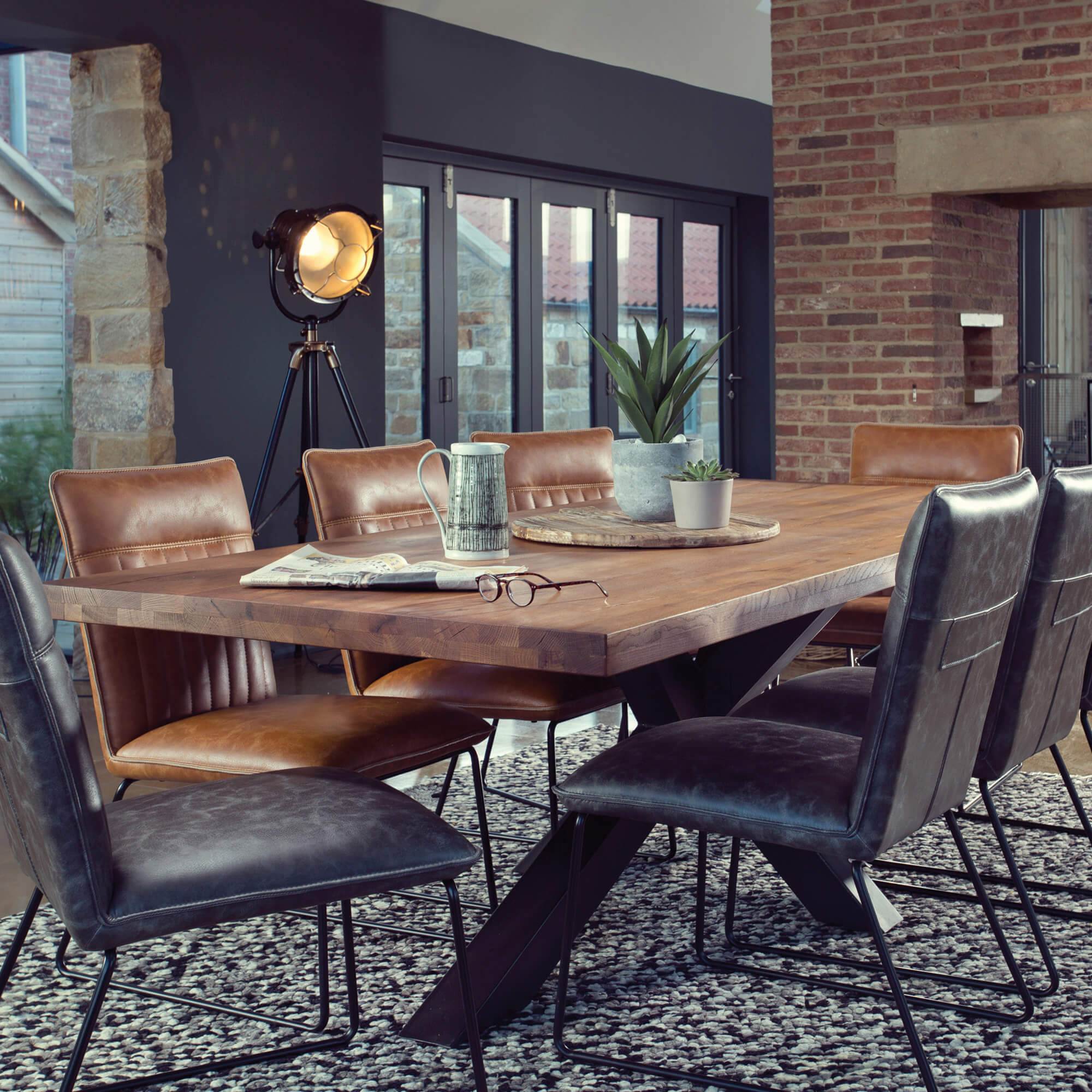 Harrington 240cm Rectangular Solid Oak Dining Table