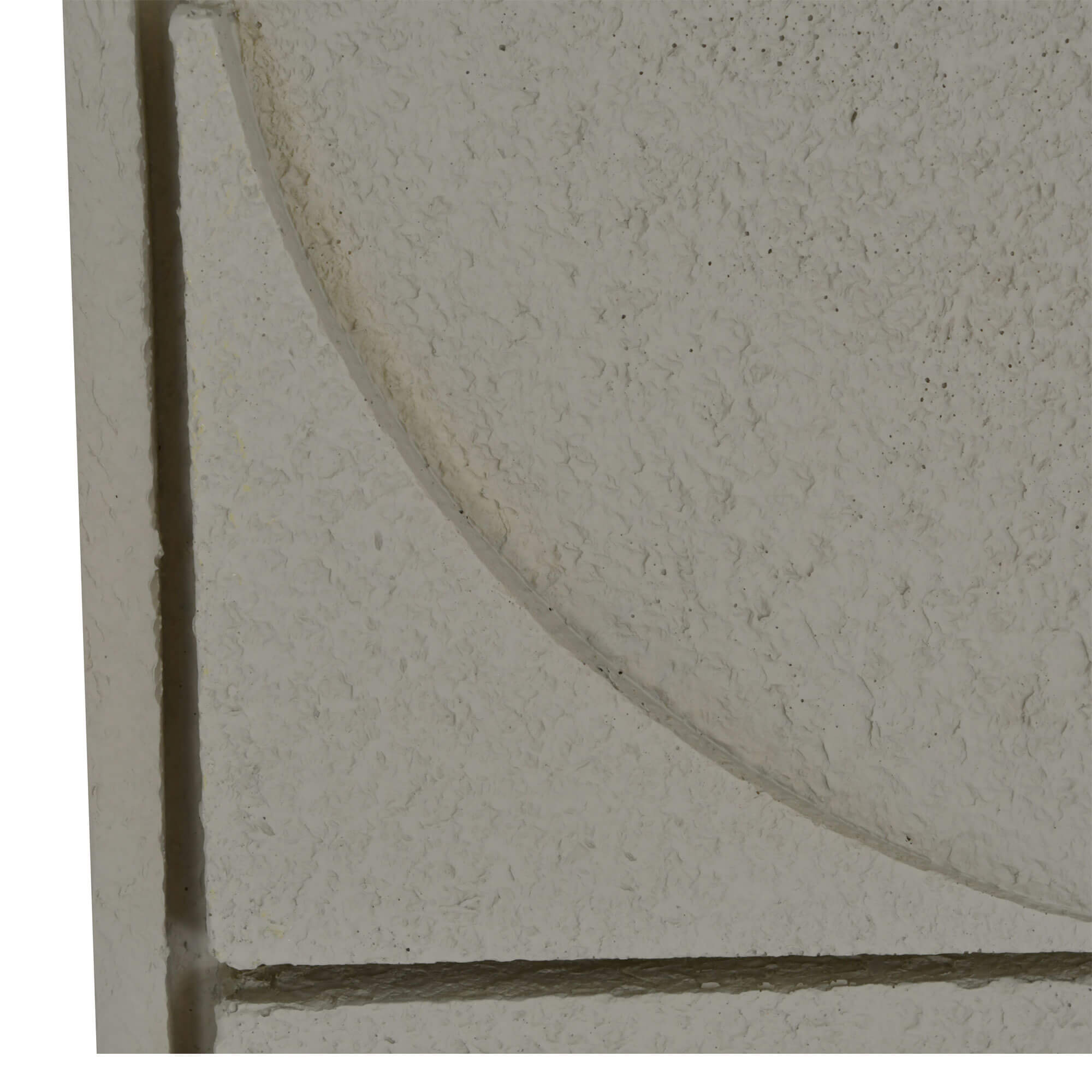 Set Of 2 Geometric Off White 3D Wall Art Panels