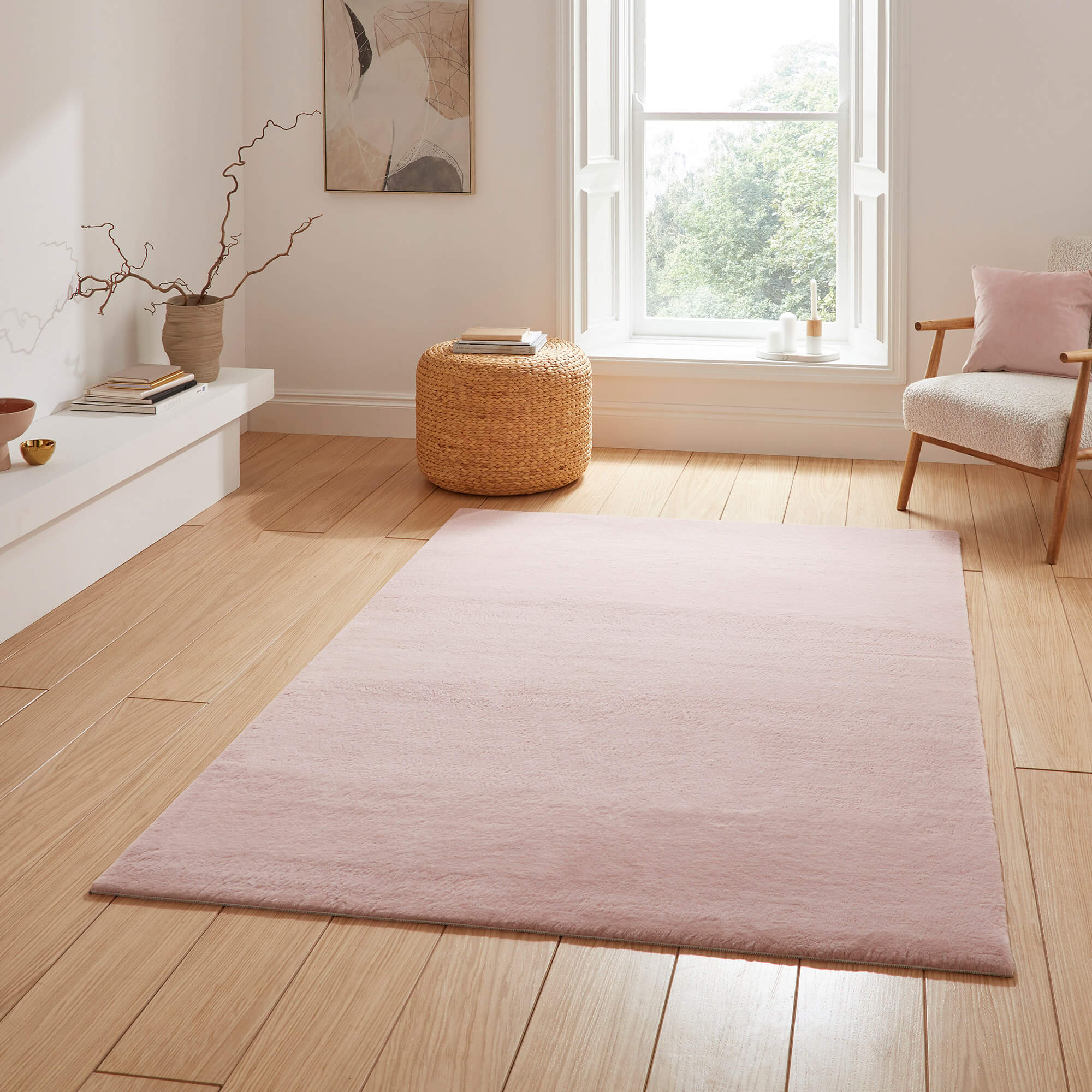 Blush Snug Rug Collection