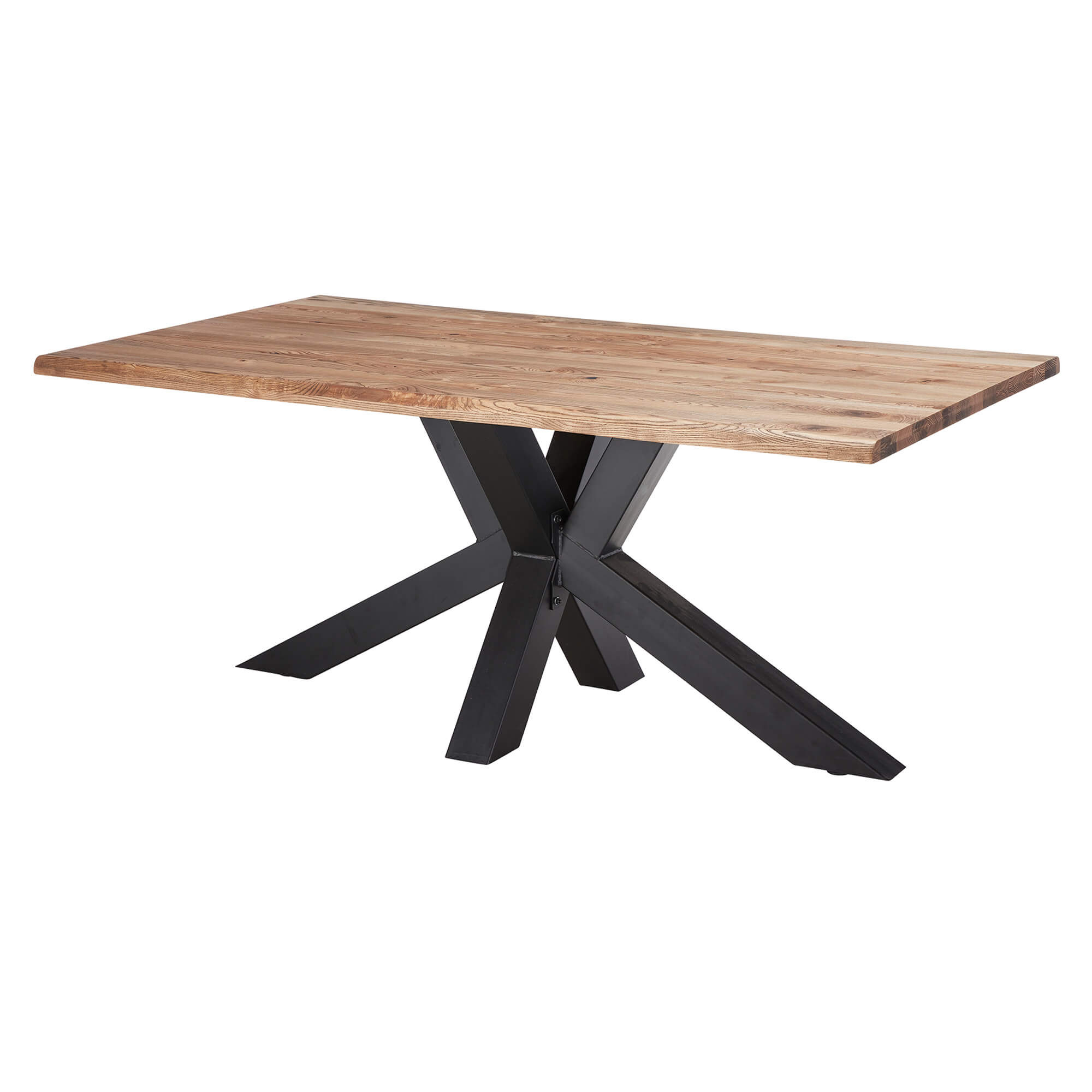 Riga Ash Grey 180cm Solid Wood Dining Table