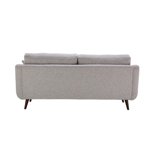 Ariana Large Grey Boucle Fabric 3 Seater Sofa