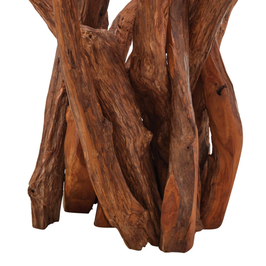 Java Teak 130cm Round Dining Table