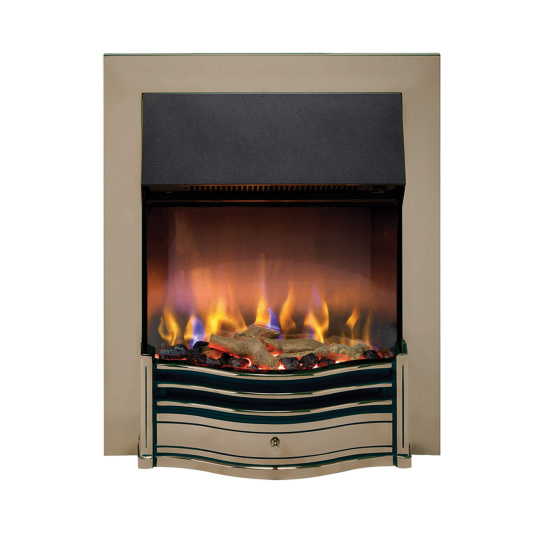 Dimplex Dumfries Antique Brass Optiflame 3D Electric Inset Fire