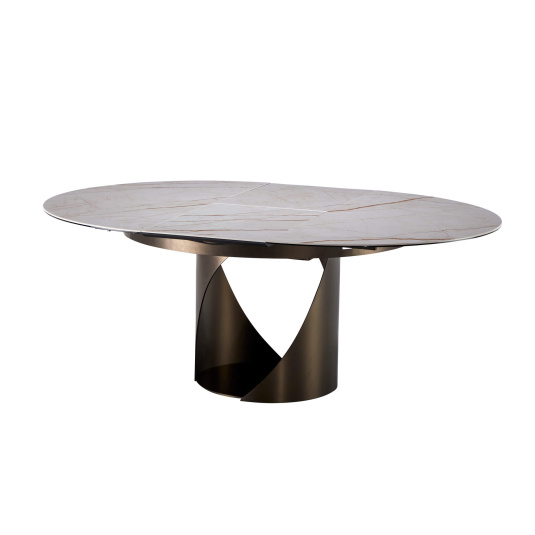 Calligaris Cyclone 140cm Round Extending Dining Table