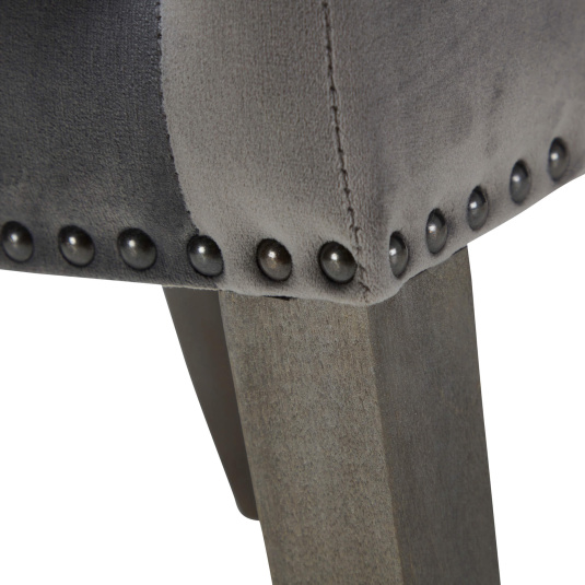 Jacob Anthracite Velvet Dining Chair