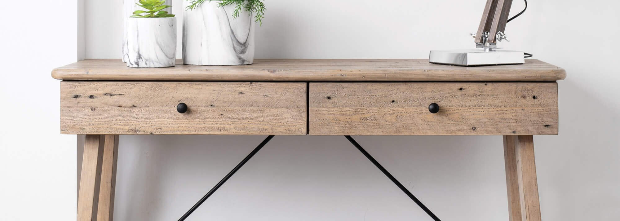 Reclaimed Wood Console Tables - Reclaimed Wood Furniture - Furniture
