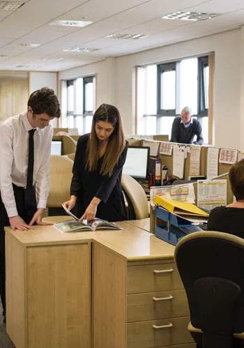 Working in our Head Office